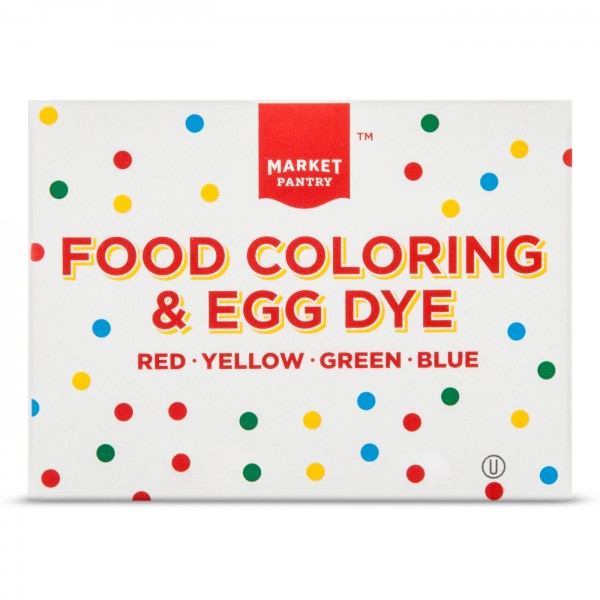 Assorted Food Color Bottles 29ml 4ct - Market Pantry - USA Foods